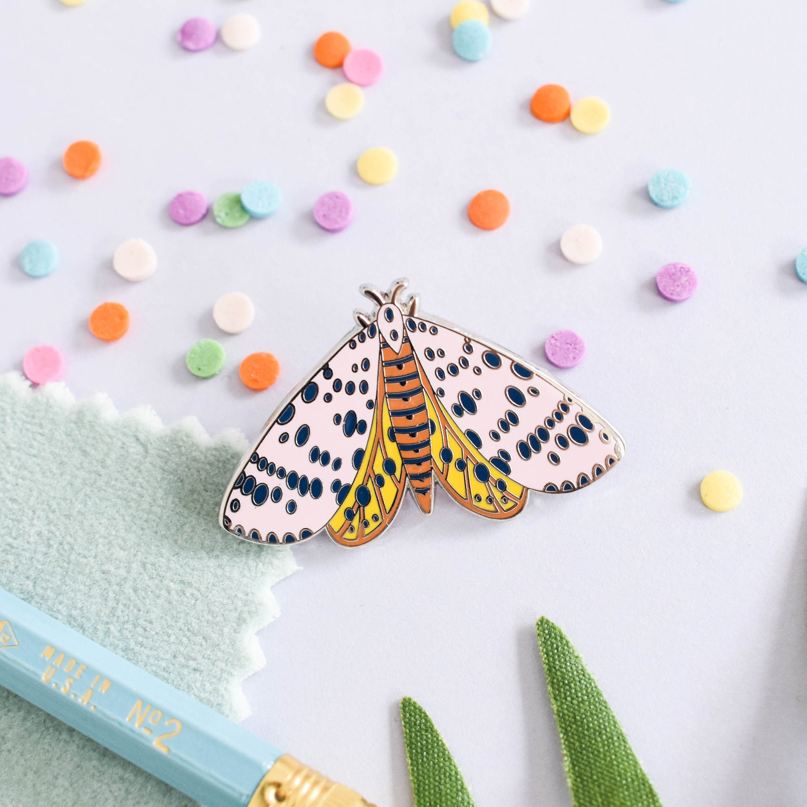 Moth Enamel Pin Lapel Pin Hard Enamel Badge Cute Enamel | Etsy