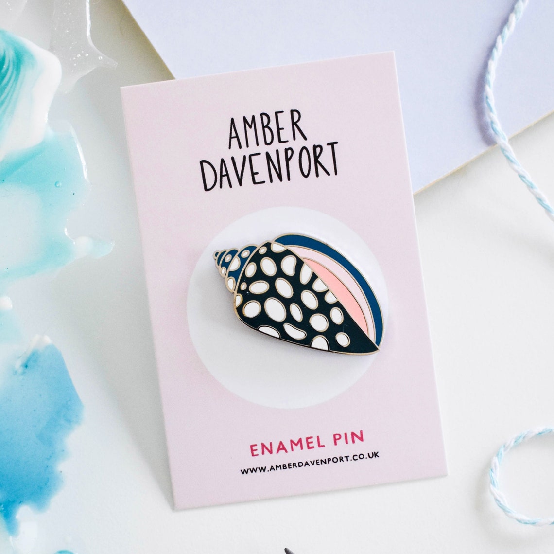 Spotted Shell Enamel Pin Lapel Pin Hard Enamel Badge Cute | Etsy