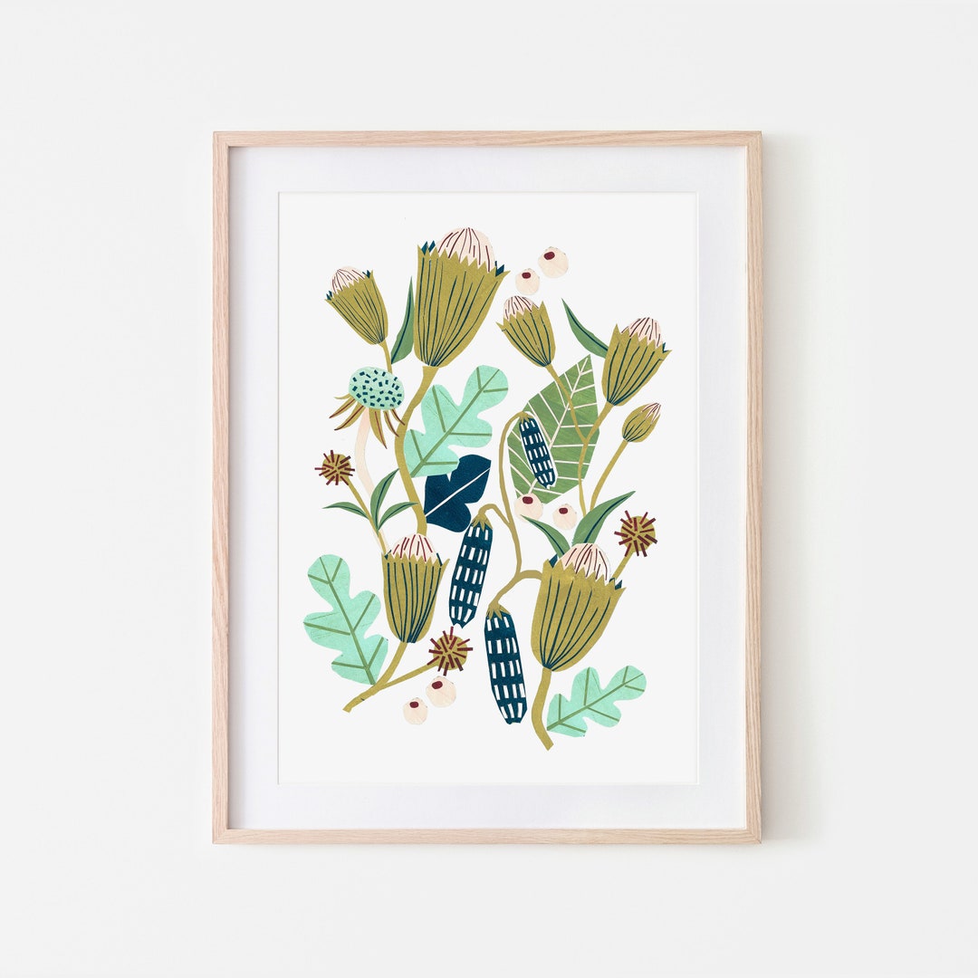 Flower Print / Botanical Print / Flowers / Nature / Art Print / Wall ...