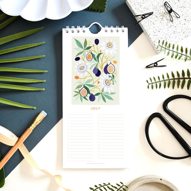 Perpetual Calendar, Reusable Celebration Calendar, Monthly Calendar ...