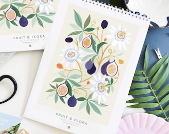 2023 Botanical Monthly Calendar Watercolor House Plants Wall - Etsy