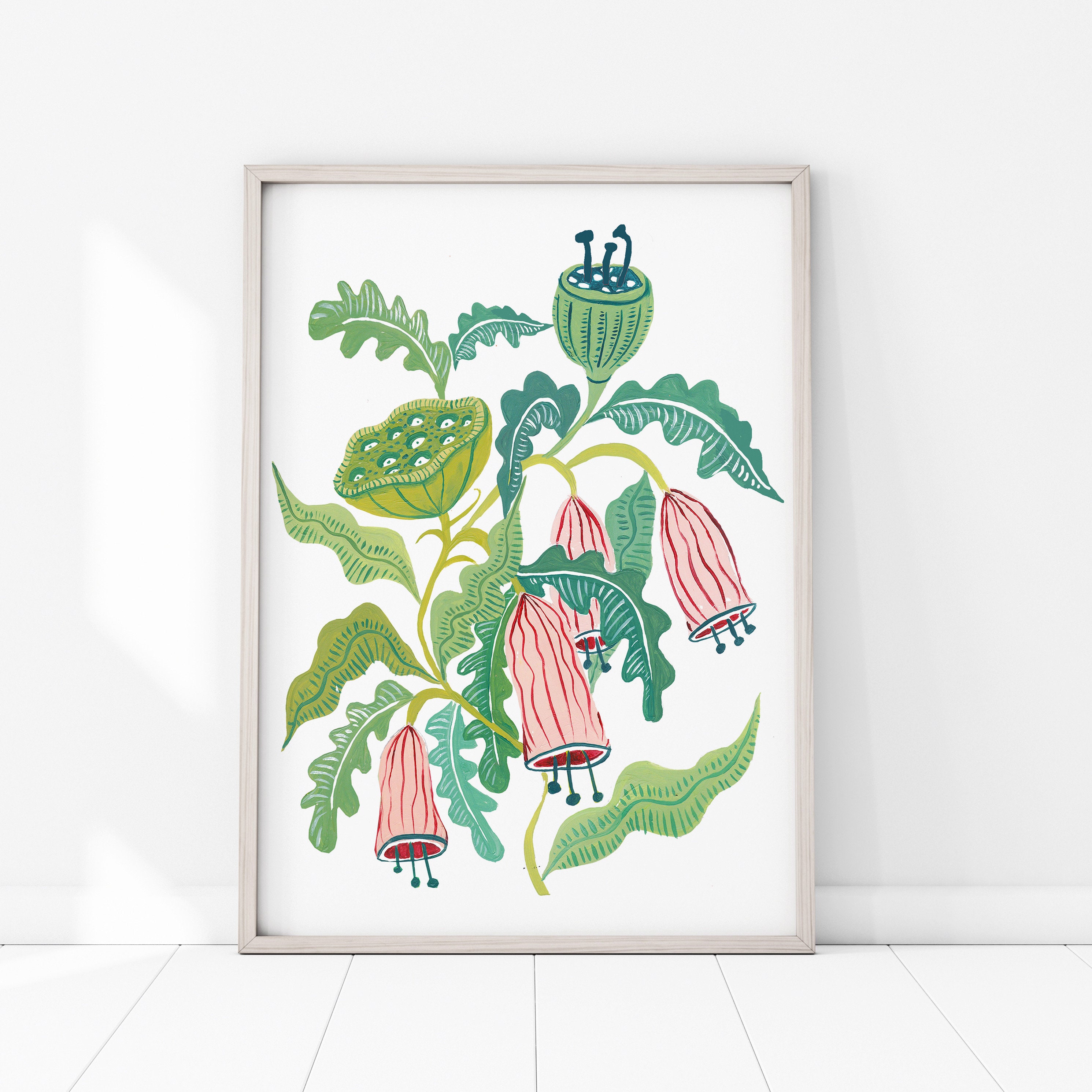 Flower Print / Botanical Print / Flowers / Nature / Art Print / Wall ...