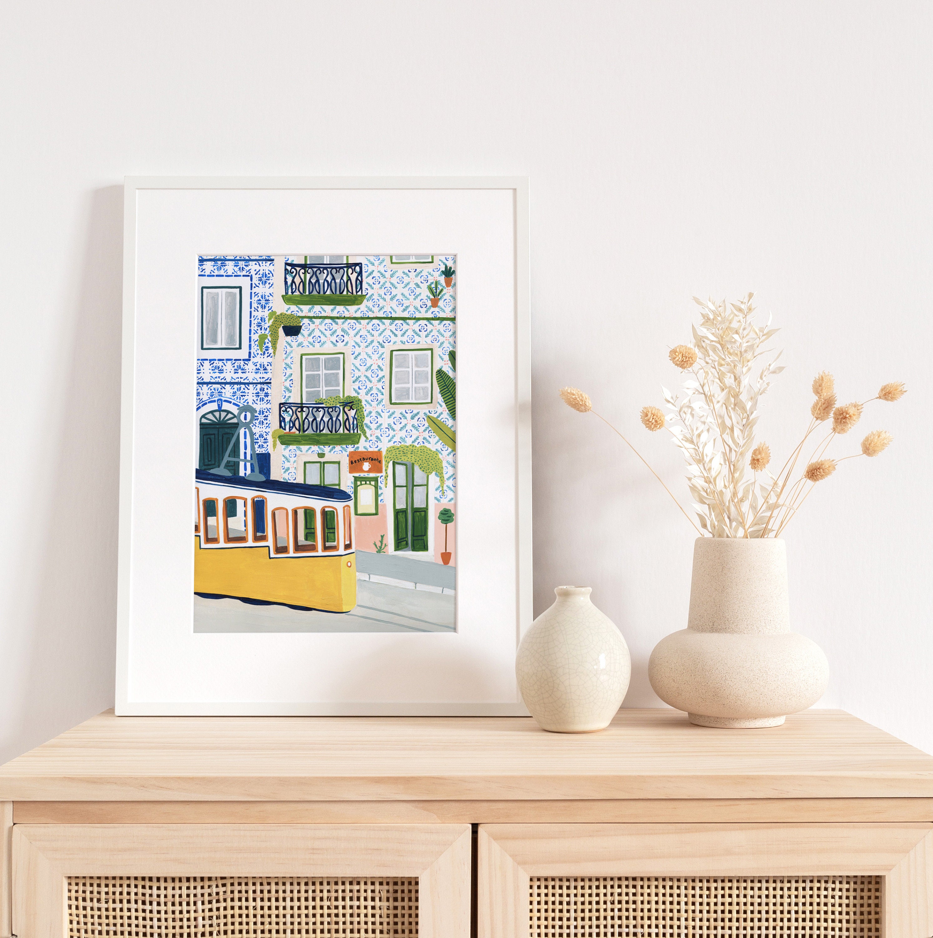 Lisbon Portugal Art Print Travel Print Portugal Travel - Etsy UK
