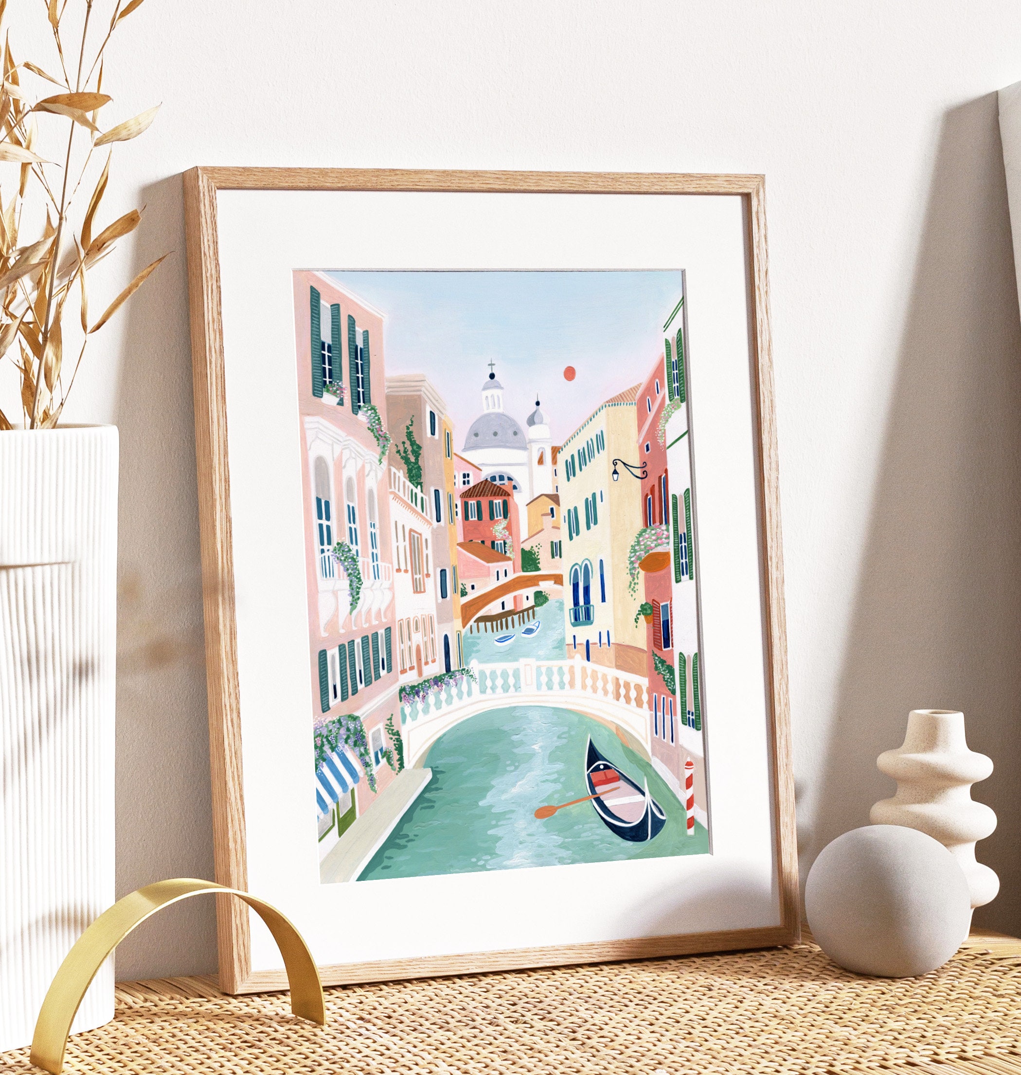 Venice Art Print Venezia Italy Art Print Venice Painting - Etsy