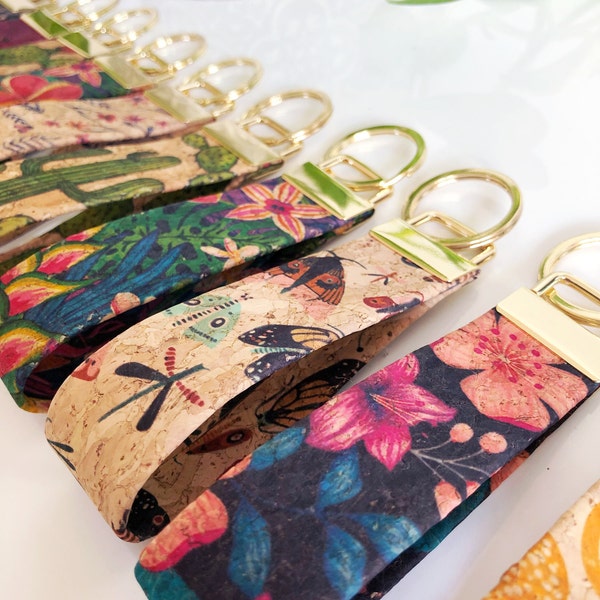 Cork Keychain - Etsy