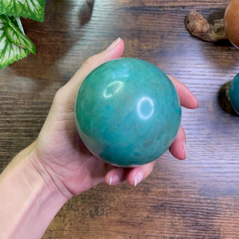 Polished Dorodango Orb – Sage Green Japanese Shining Dirt Ball, Wabi ...