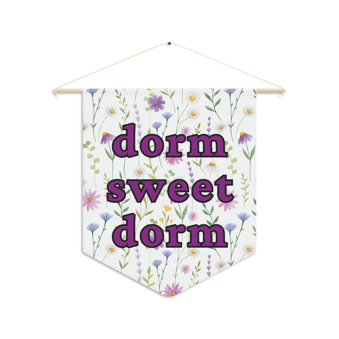 Pennant College Dorm Flags Dorm Decor for College Girls Lavender Tiny ...