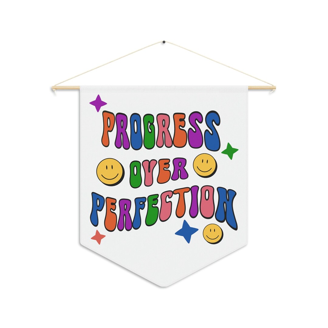 Growth Mindset Poster Pennant Classroom Tapestry Class Quote Poster ...