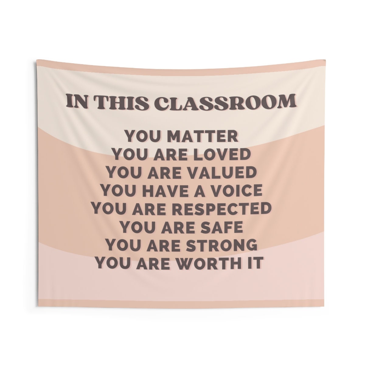 Classroom Quotes Over the Bed Wall Decor Tapestry Classroom Wall Decor ...