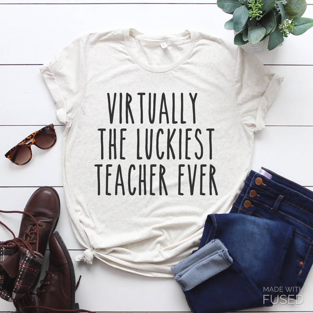 Virtual Teacher Tshirt, Virtual Learning Shirt for Teachers, Teachers ...