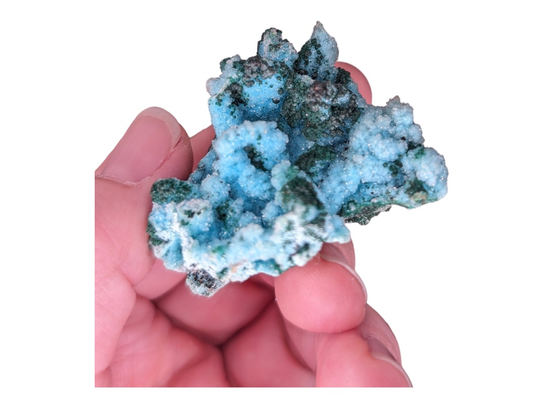 Chrysocolla, Malachite Tenke-fungurume, DR Congo Natural, Raw Crystal ...