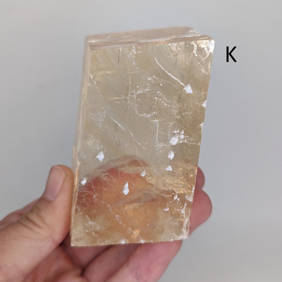 Large Iceland Spar Calcite Rhombs - Select Your Piece - Guizhou China ...