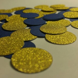 100 Royal Blue and Gold Confetti Gold Confetti Royal Blue | Etsy