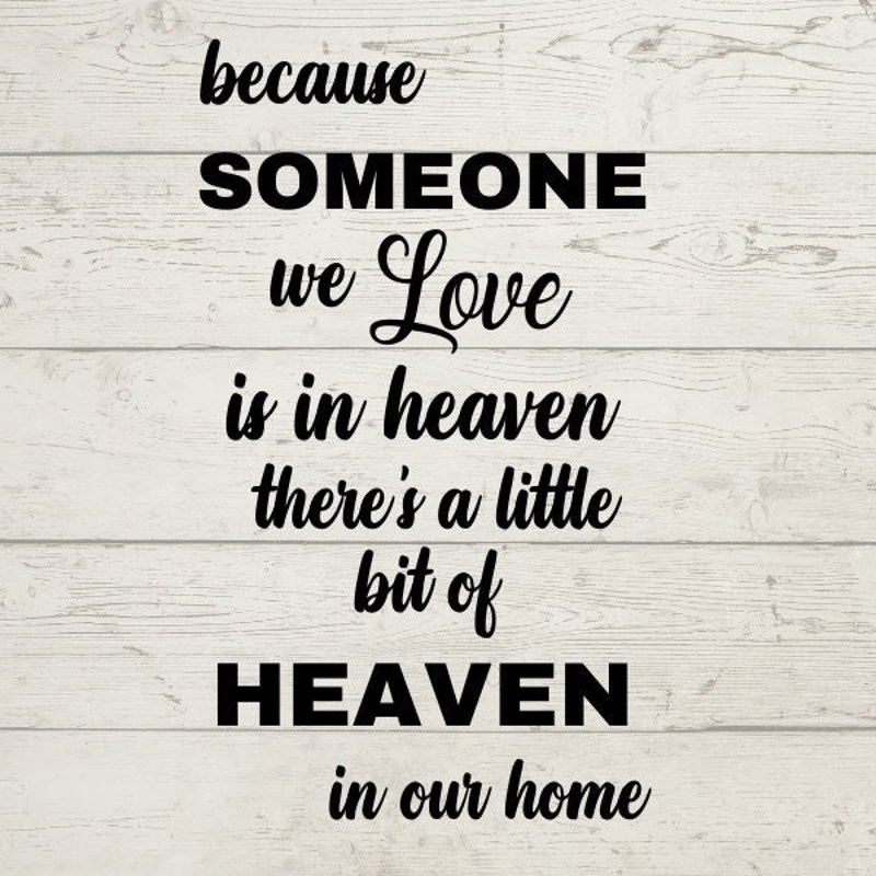 In Heaven Svg - Etsy
