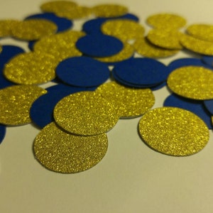 100 Royal Blue and Gold Confetti Gold Confetti Royal Blue | Etsy