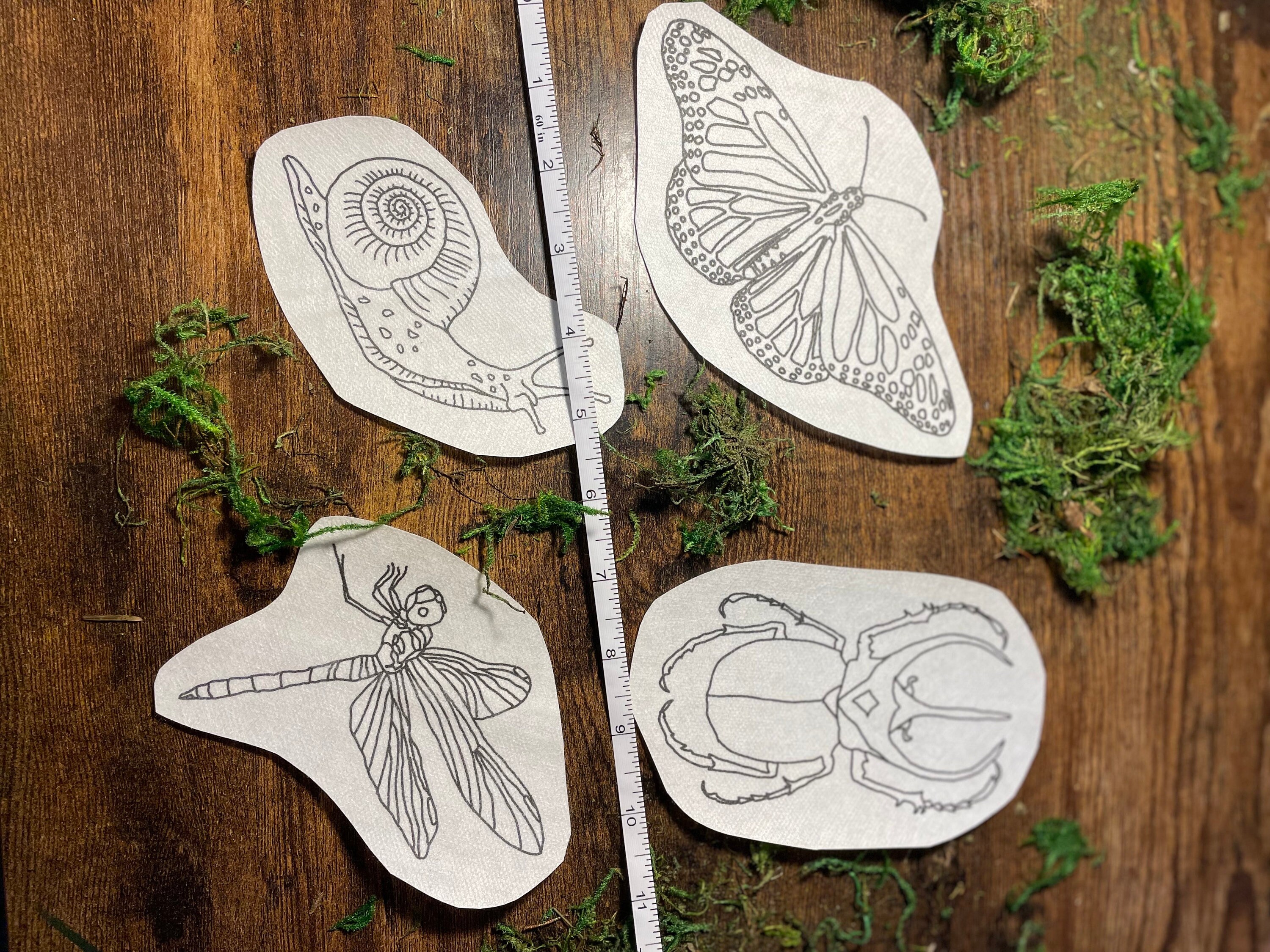 Bugs Stick and Stitch Pack - Etsy