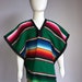 Kids Mexican Sarape Poncho Sz M - Etsy