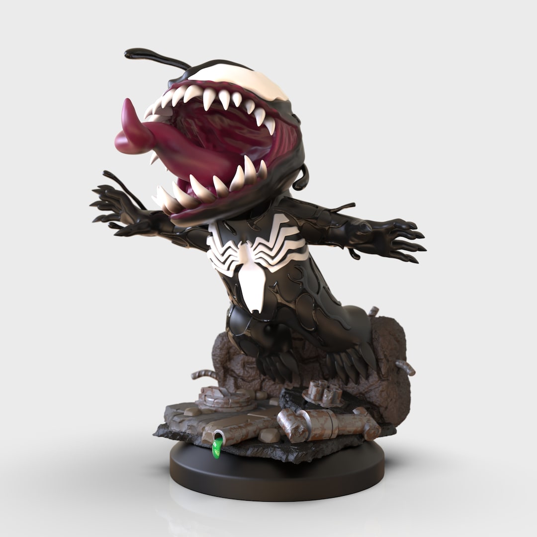 Venom STL 3D Printing Files | High Quality | Cute | 3D Model | Marvel ...