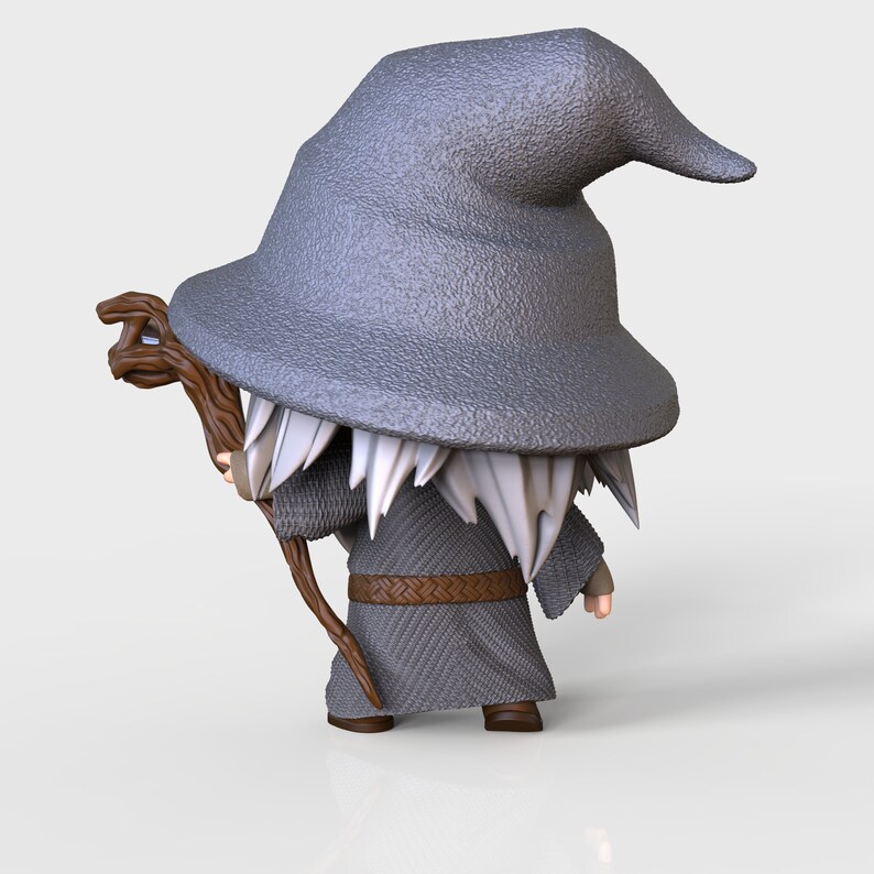 Chibi GANDALF STL 3D Printing Files | High Quality | Cute | 3D Model ...