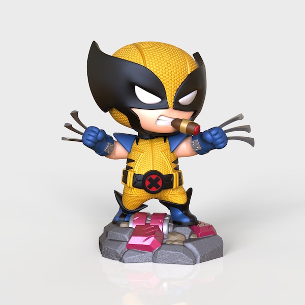 Wolverine Figure 3d Print - Etsy