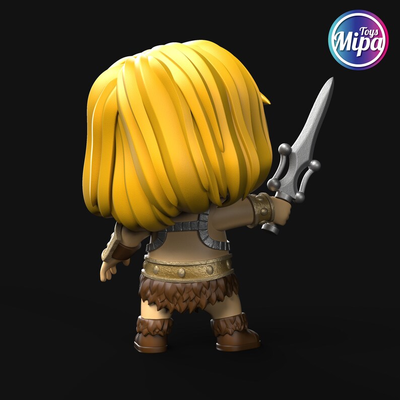 Chibi HE-MAN STL Files Masters of the Universe 3D Print File - Etsy Canada