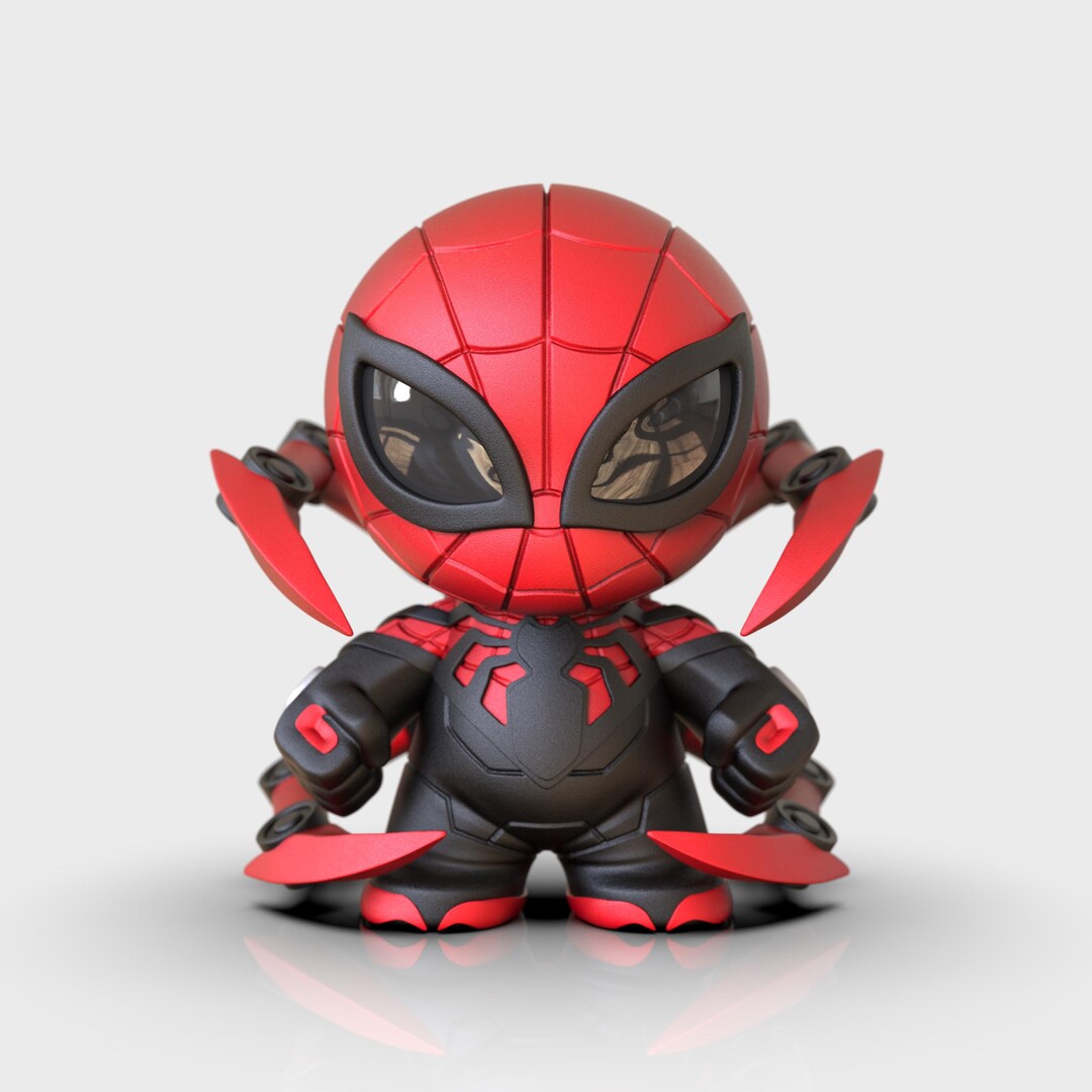 Chibi Superior SPIDER-MAN STL 3D Printing Files | High Quality | Cute ...
