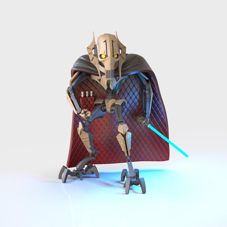 General Grievous 3D Printing STL File: Star Wars Villain Model Toy - Etsy