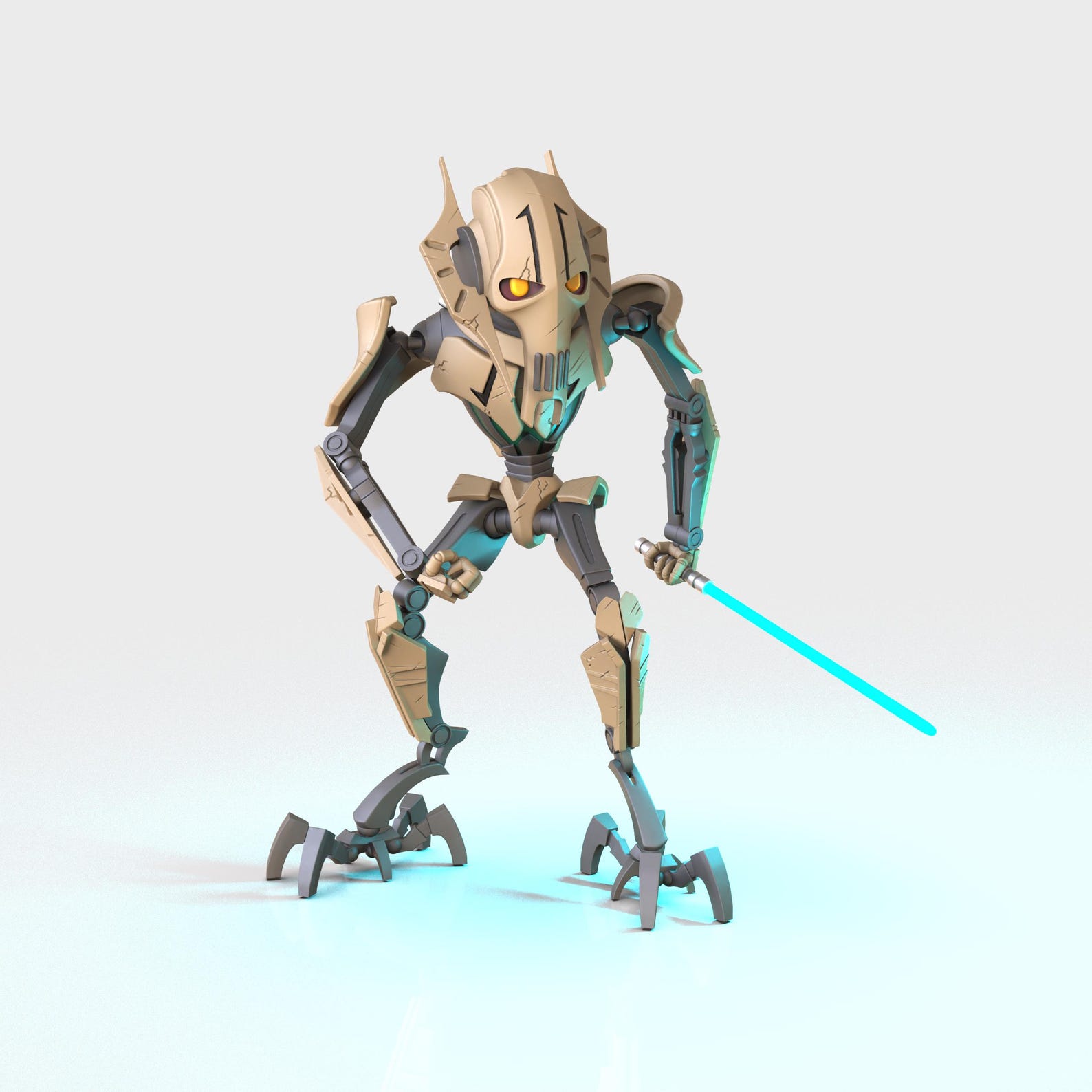 General Grievous 3D Printing STL File: Star Wars Villain Model Toy - Etsy