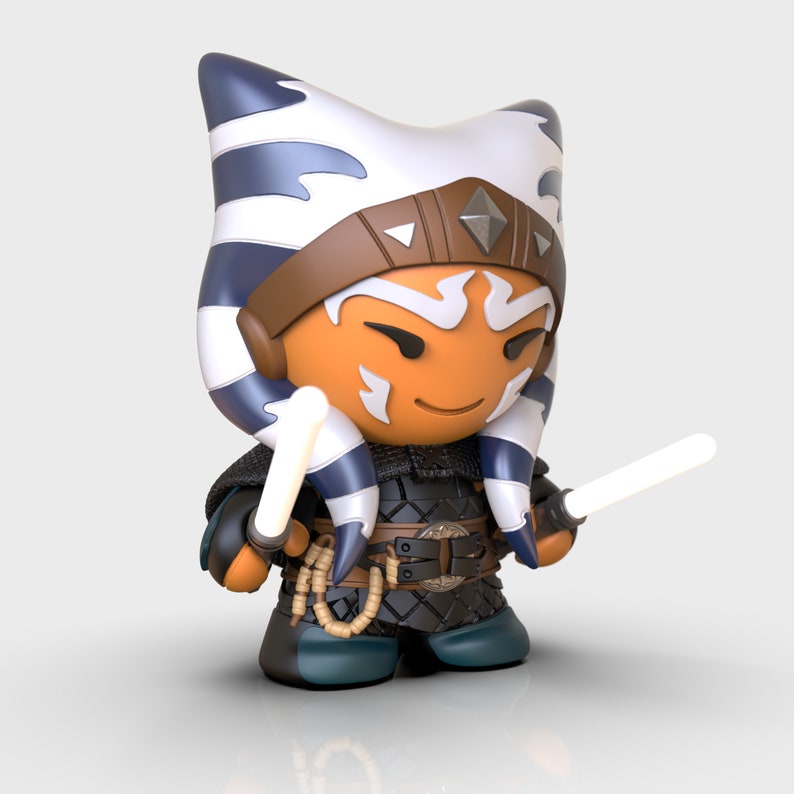 Chibi AHSOKA STL 3D Printing Files | High Quality | Cute | 3D Model ...