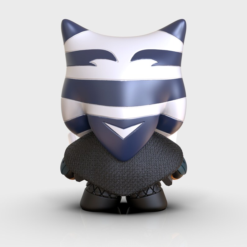 Chibi AHSOKA STL 3D Printing Files | High Quality | Cute | 3D Model ...