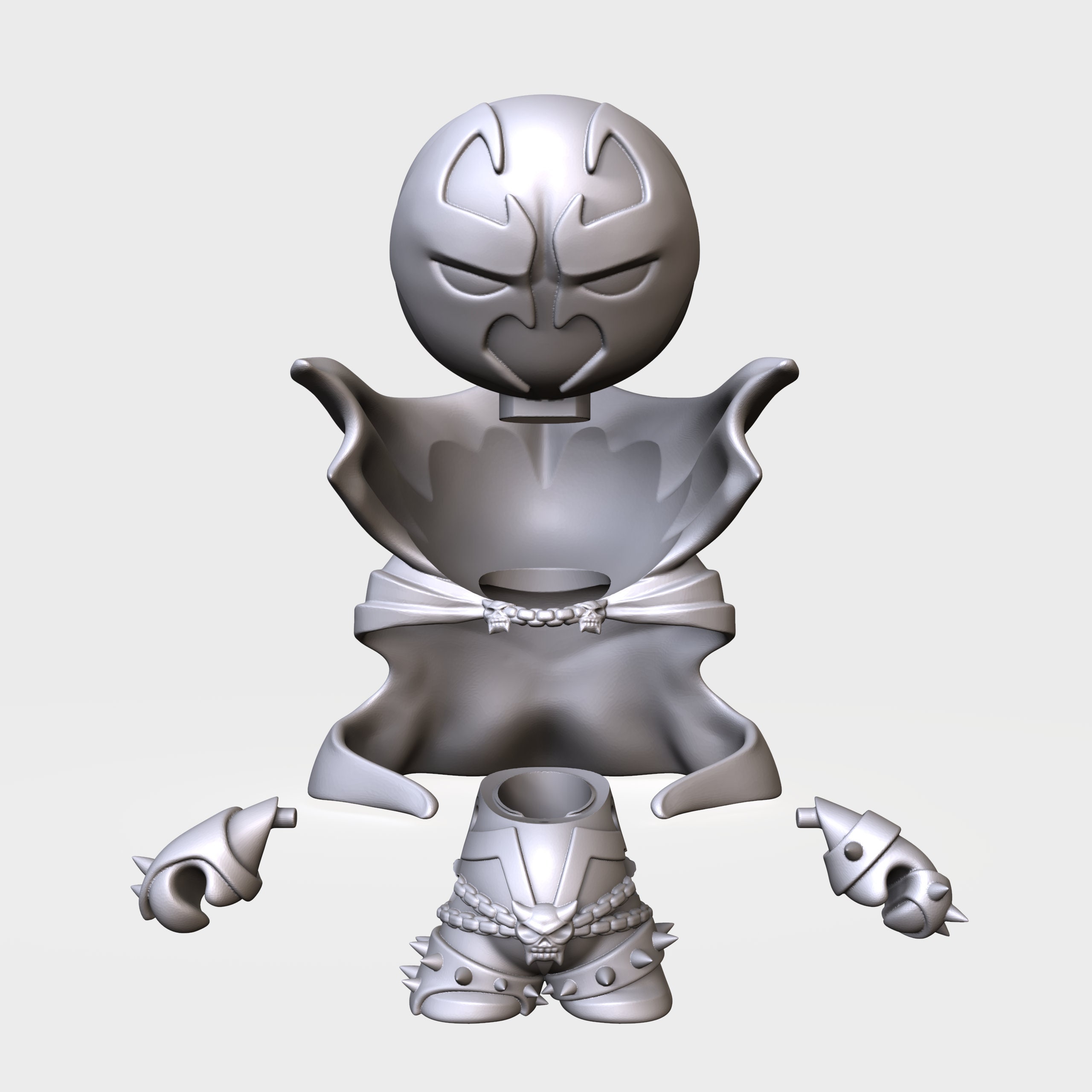 Chibi SPAWN 3D Printing High Quality STL Files Cute 3D Model Toy Figure ...