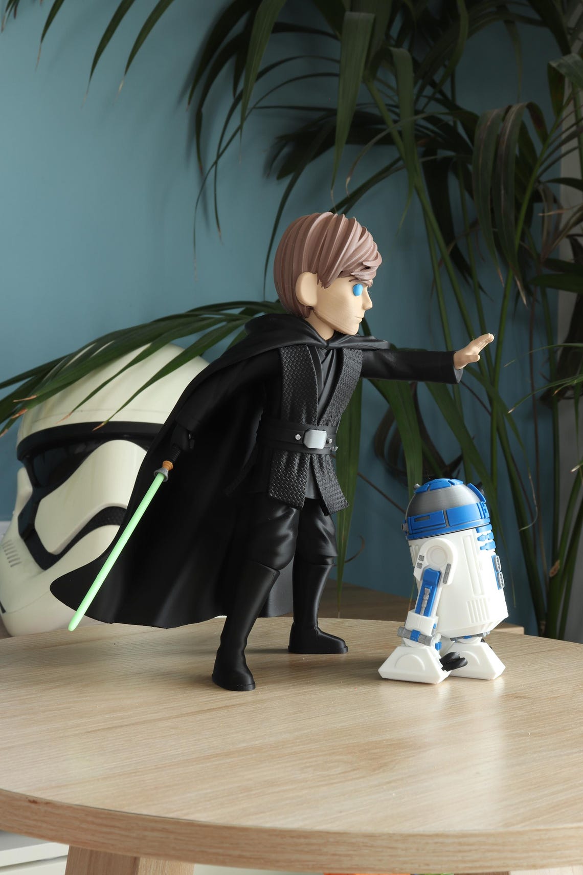 Luke Skywalker & R2D2 3D Printing STL File Star Wars Jedi Model Toy - Etsy