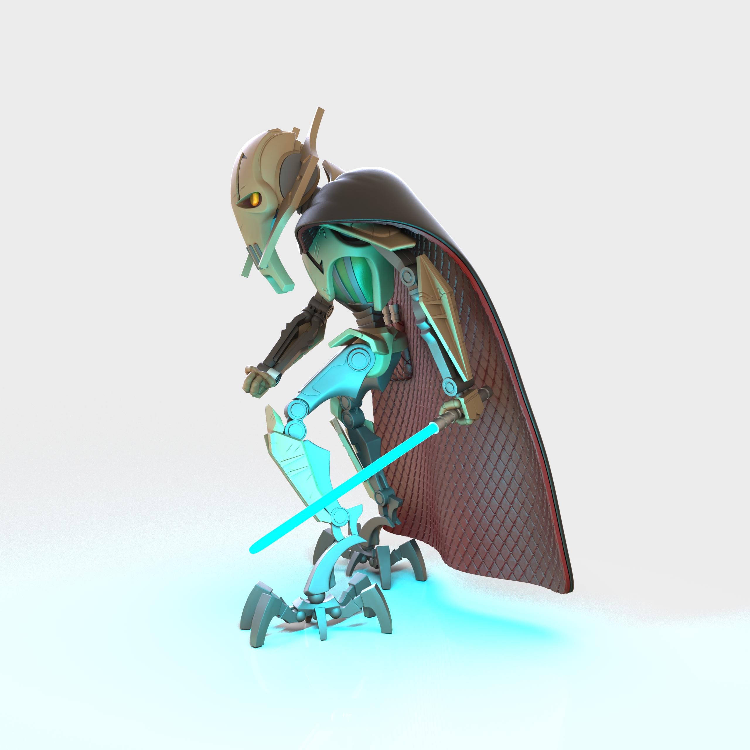 General Grievous 3D Printing STL File: Star Wars Villain Model Toy - Etsy