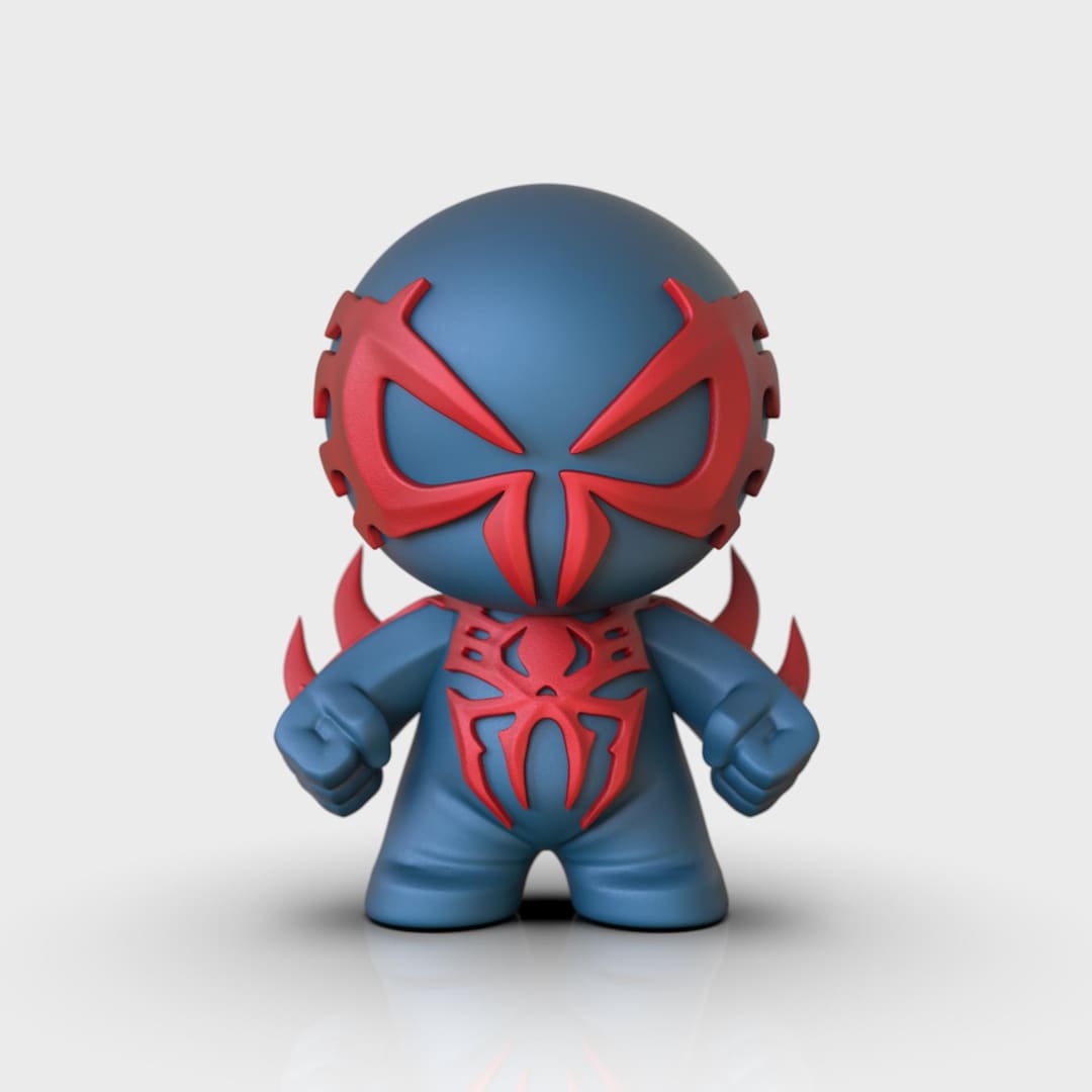 Chibi SPIDER-MAN 2099 STL 3D Printing Files | High Quality | Cute | 3D ...