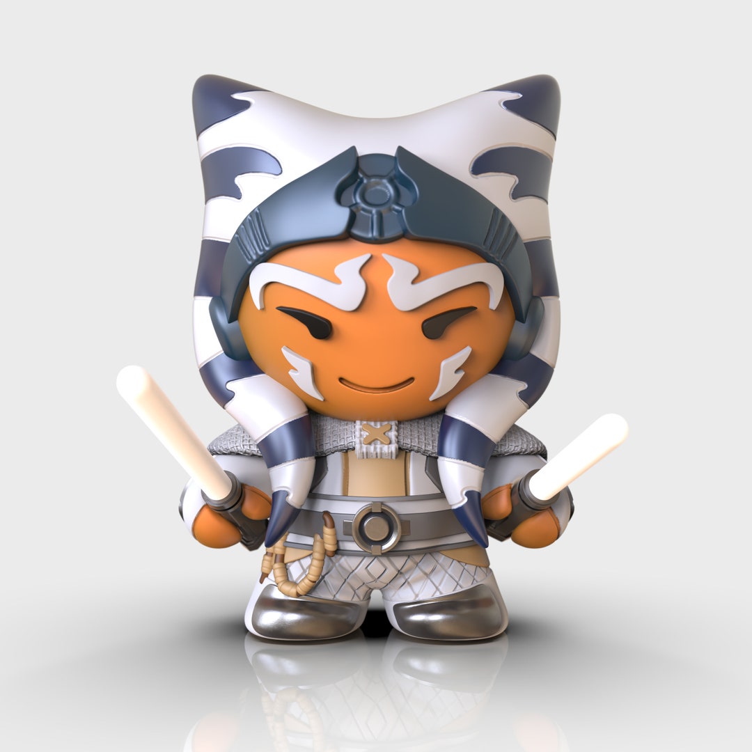 Chibi AHSOKA STL 3D Printing Files | High Quality | Cute | 3D Model ...
