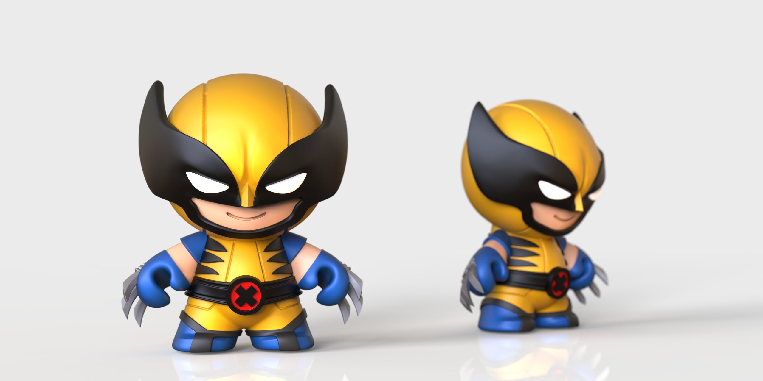 Chibi WOLVERINE STL Files Marvel Cute 3d Printing - Etsy