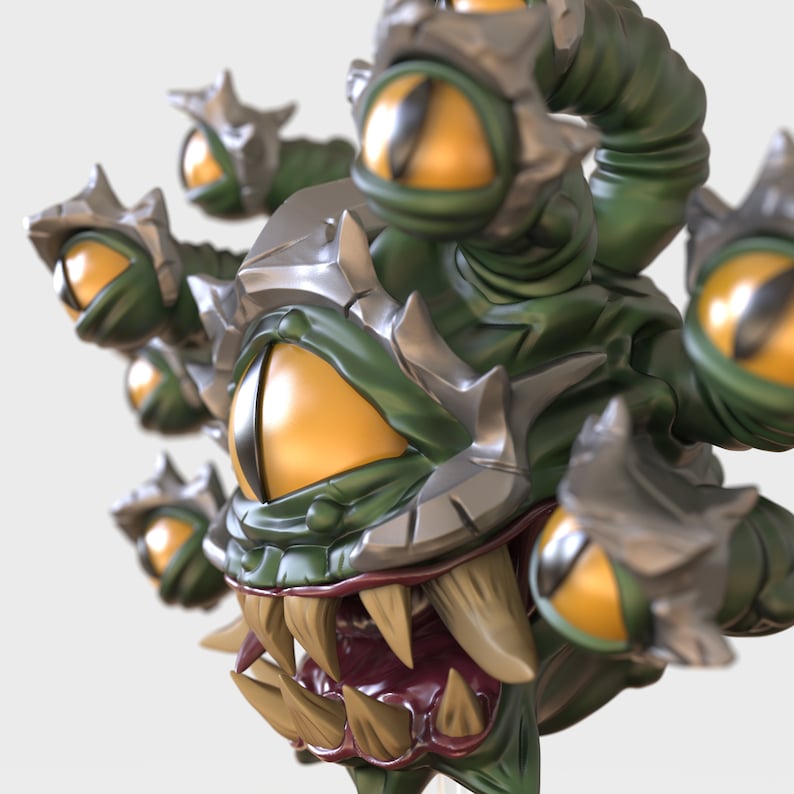 BEHOLDER Miniature STL 3D Printing Files High Quality Cute 3D Model ...