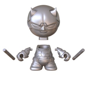 Chibi DAREDEVIL STL 3D Printing Files | High Quality | Cute | 3D Model ...