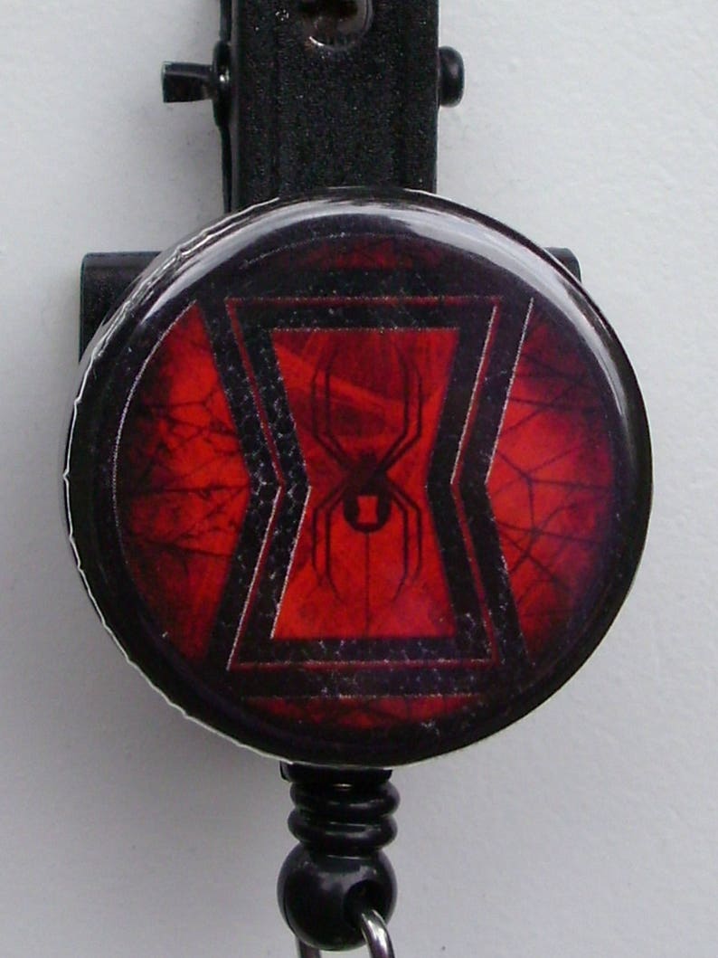 Marvel black Widow Icon Badge Reel - Etsy