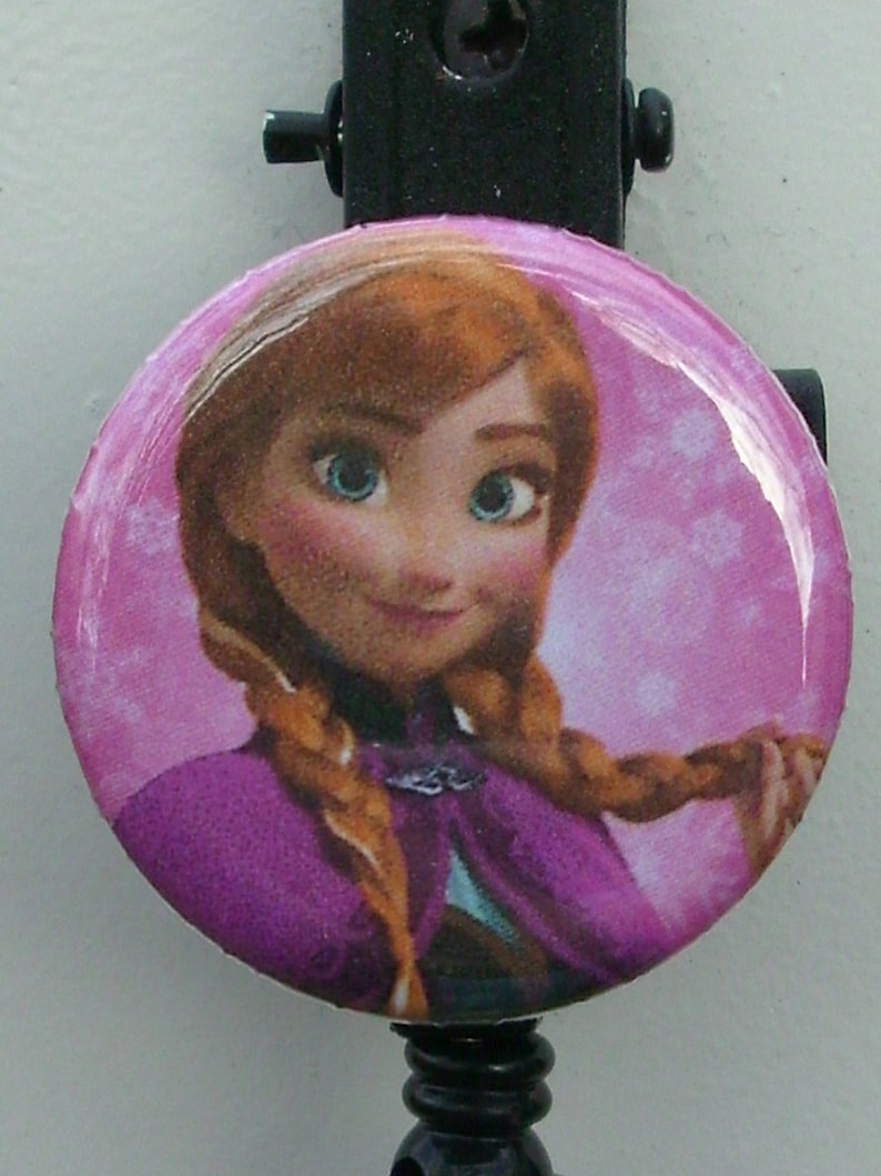 Disney Frozen anna Badge Reel - Etsy