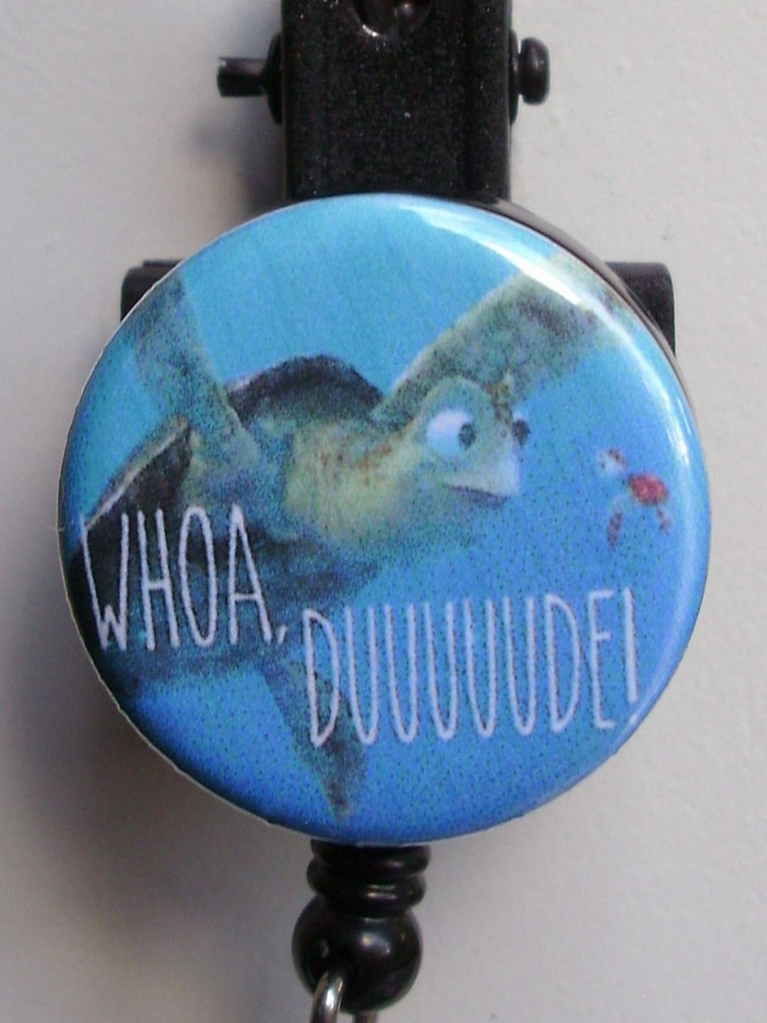 Disney Finding Nemo crush and Squirt...whoa Dude Badge Reel - Etsy