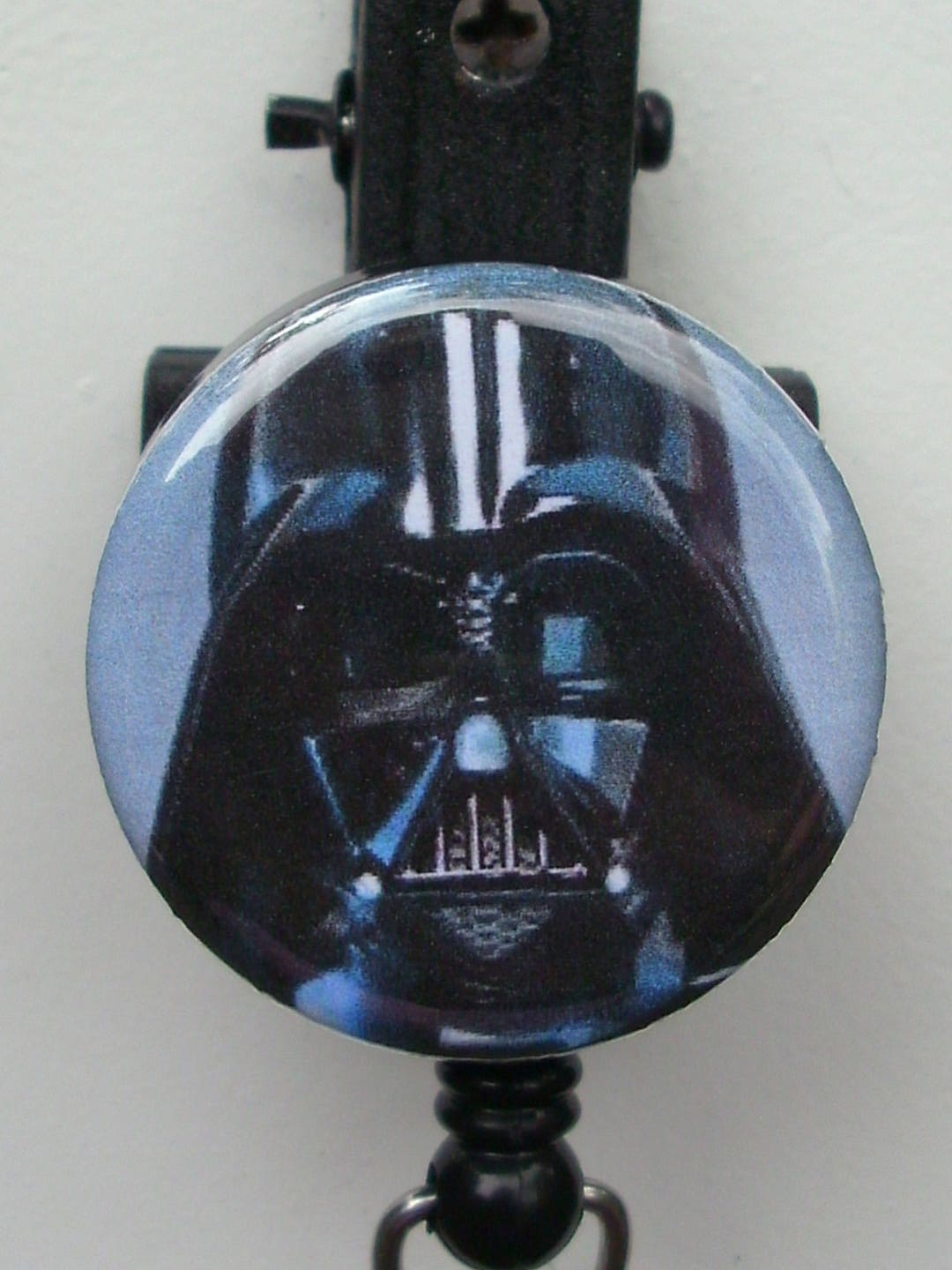 Star Wars "darth Vader" Badge Reel - Etsy