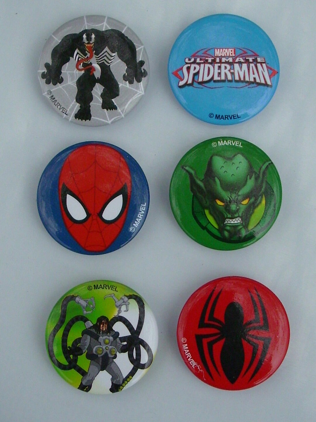 Ultimate Spiderman Marvel Magnet Set (6 Magnets) - Etsy