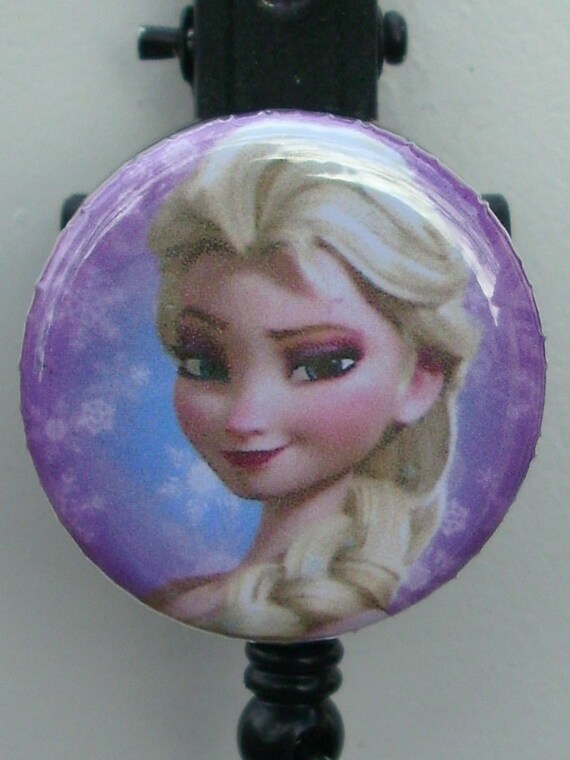 Disney Frozen elsa Badge Reel | Etsy