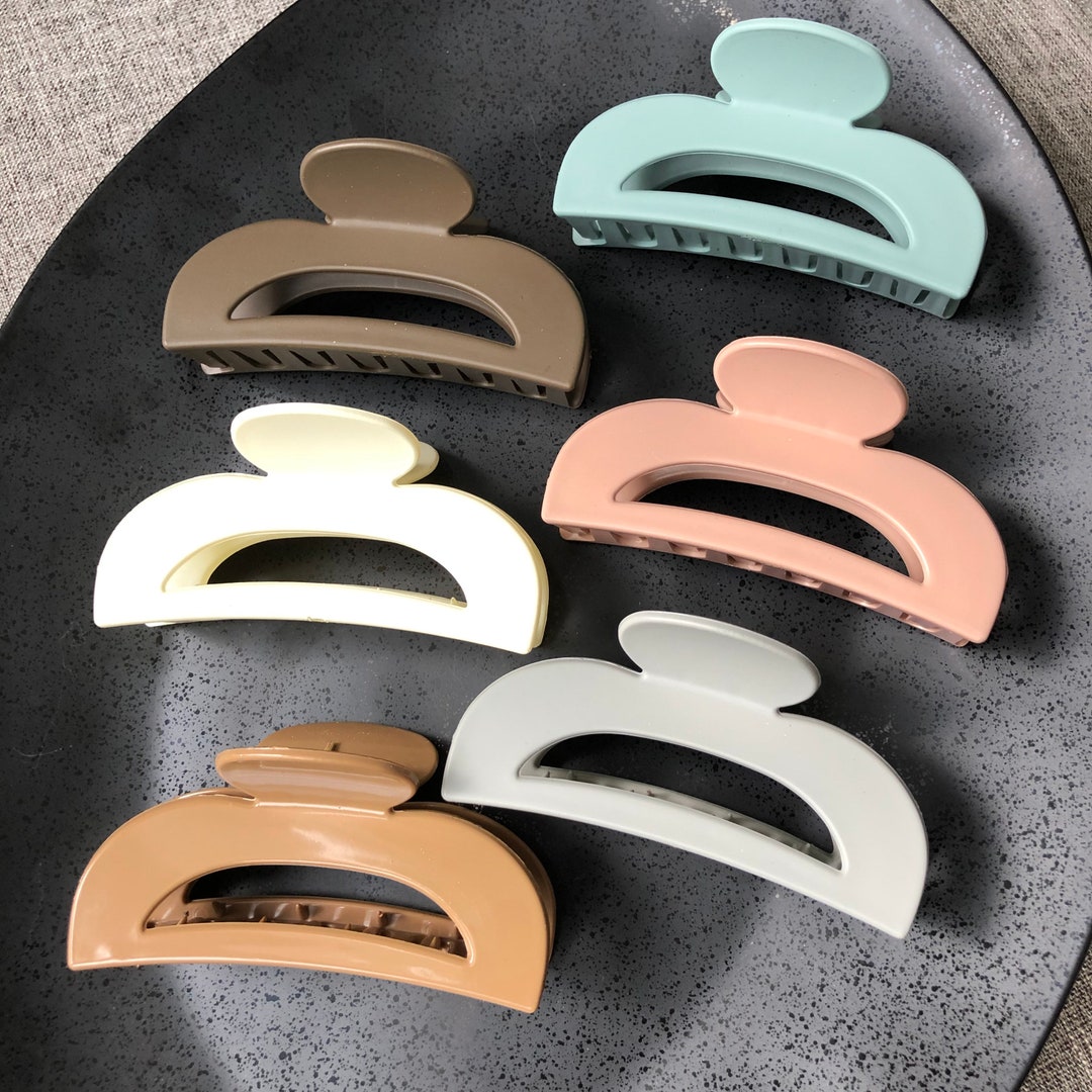 Matte Hair Claw Hair Claw Barrette for Hair Hair Clip Frosted Hair ...