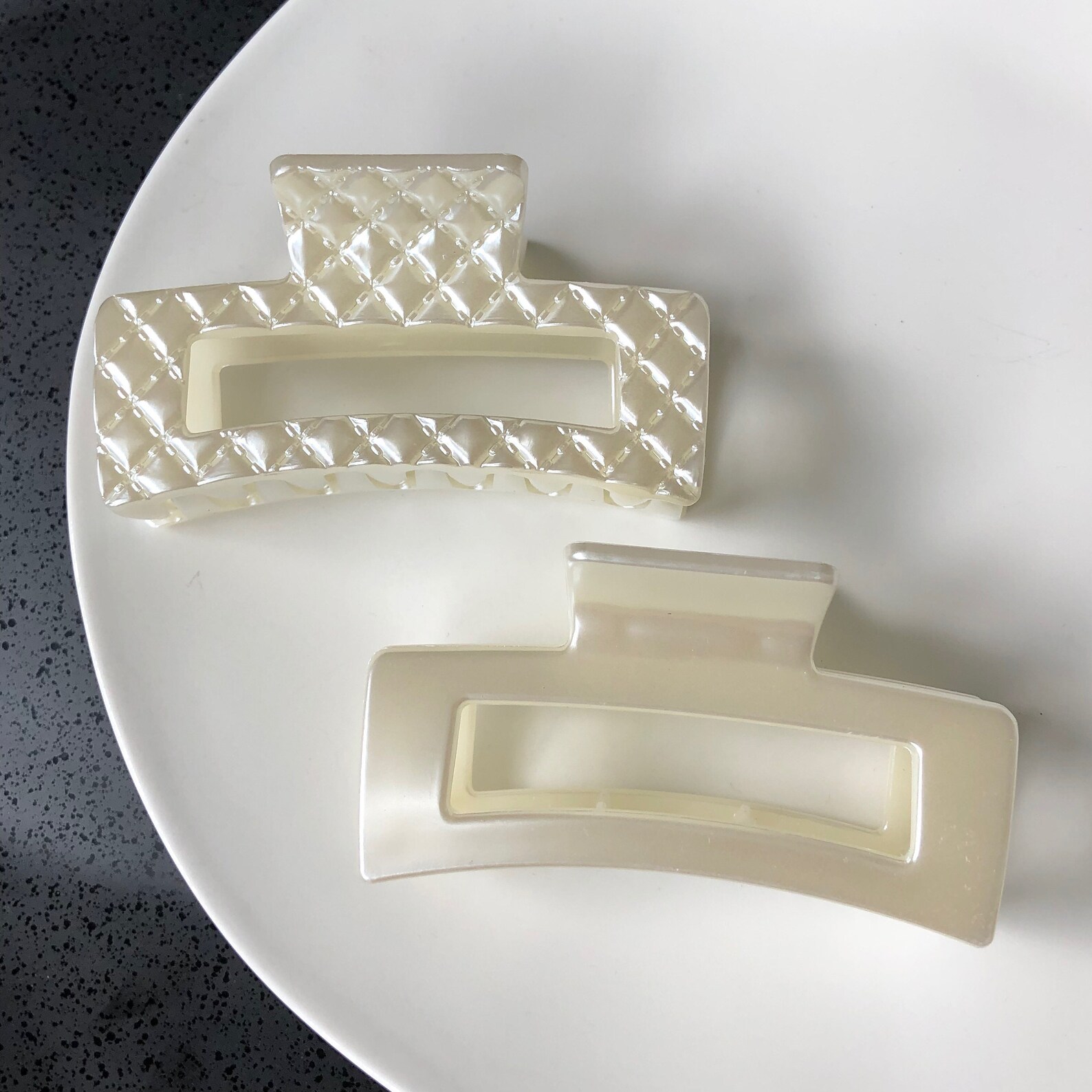 Frosted Hair Claws Hair Claw Set Hair Claw Barrette for | Etsy