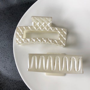 Frosted Hair Claws Hair Claw Set Hair Claw Barrette for | Etsy