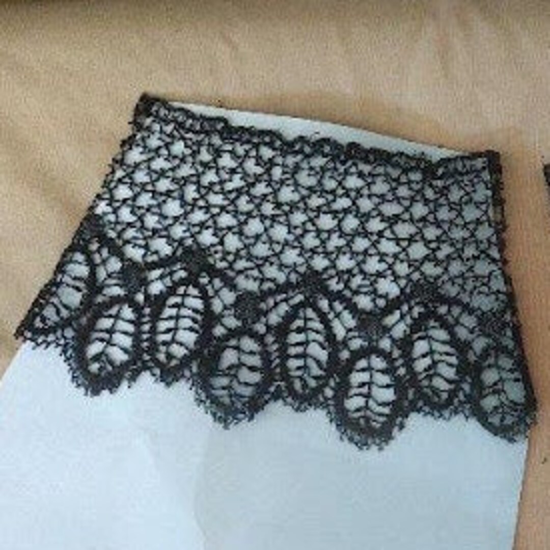 Antique BLACK Lace Ruffs - Etsy