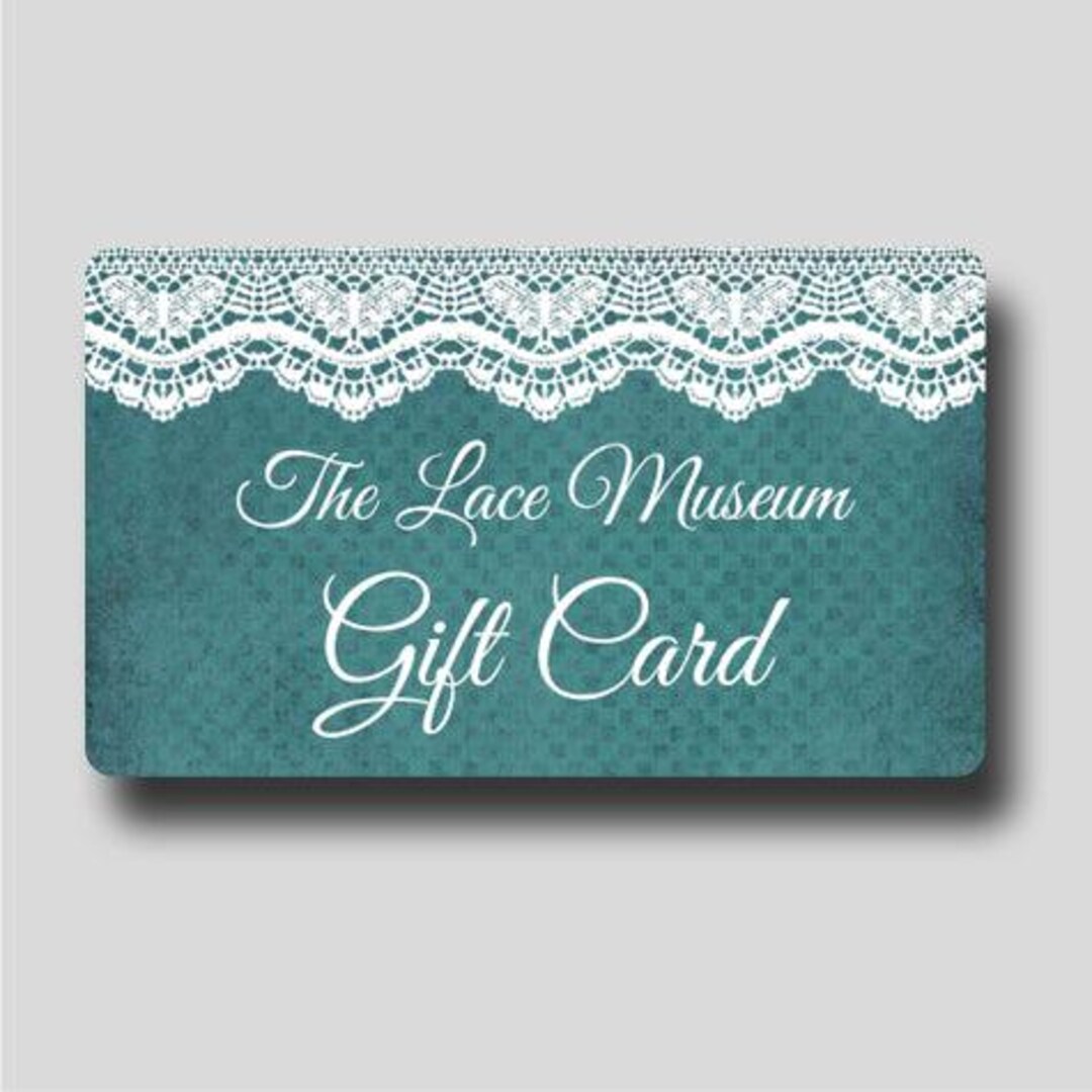 The Lace Museum Gift Card - Etsy