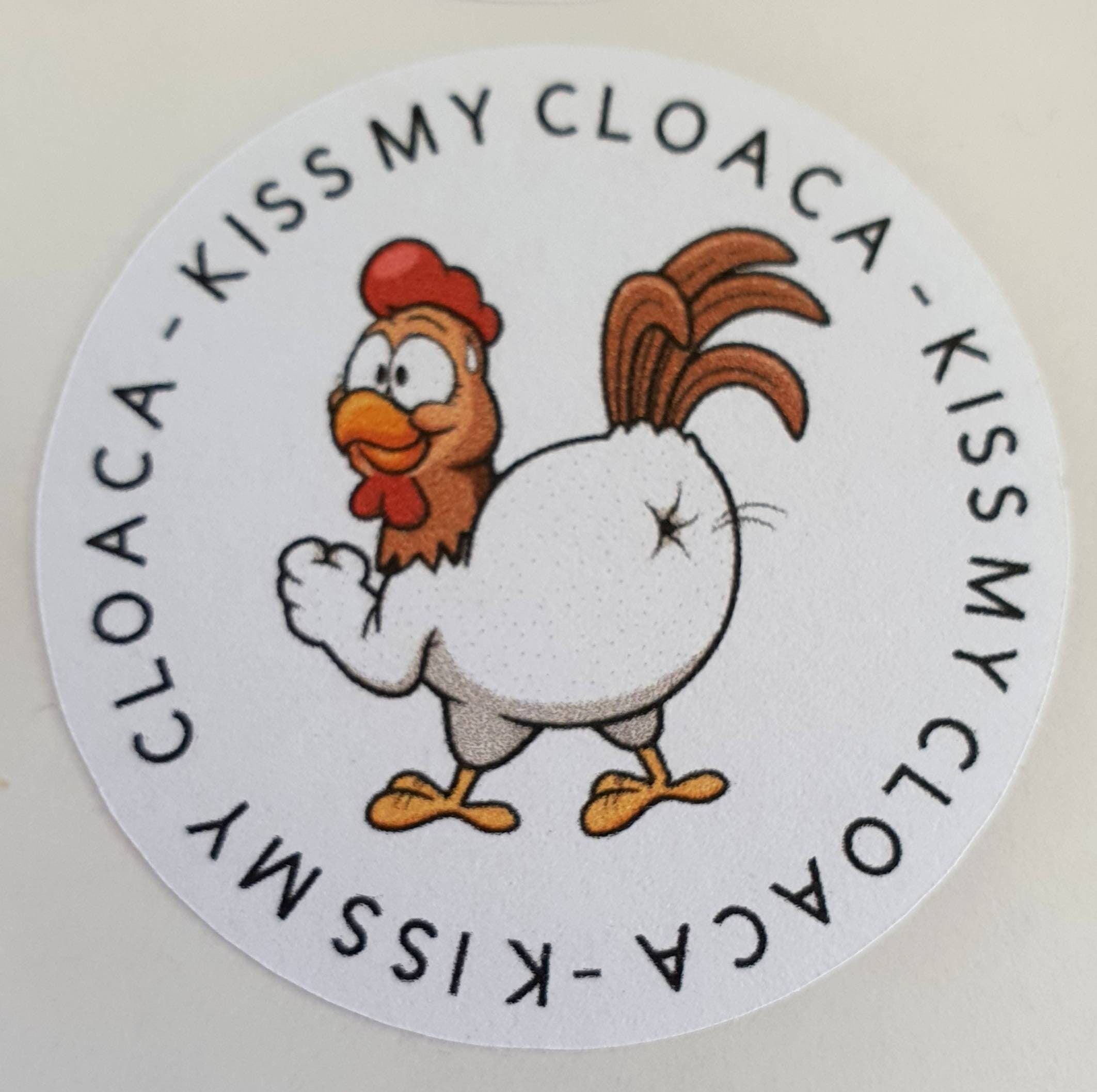 Kiss My Cloaca Stickers 20 - Etsy UK